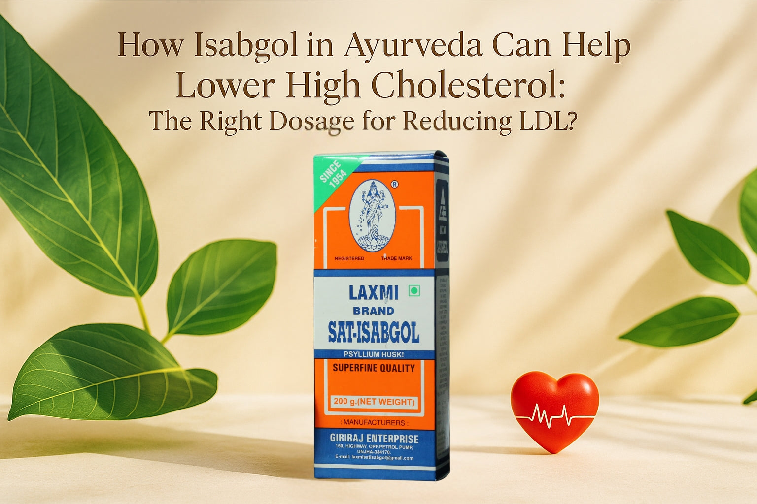 Isabgol in Ayurveda for High Cholesterol | Psyllium Husk to Reduce LDL ...